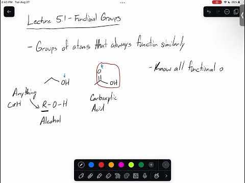 Lecture 5 1 Functional Groups - YouTube