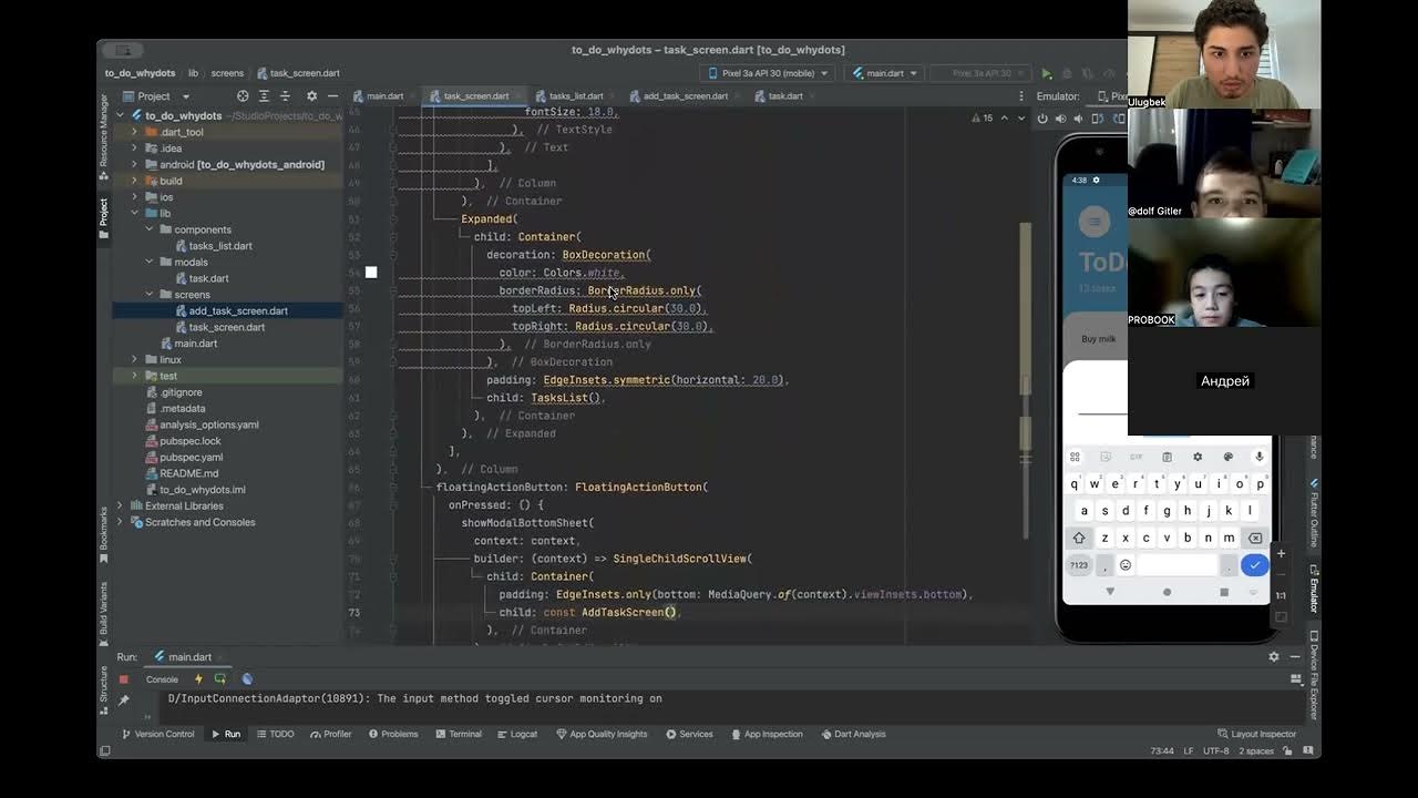 Flutter todo 4 - YouTube