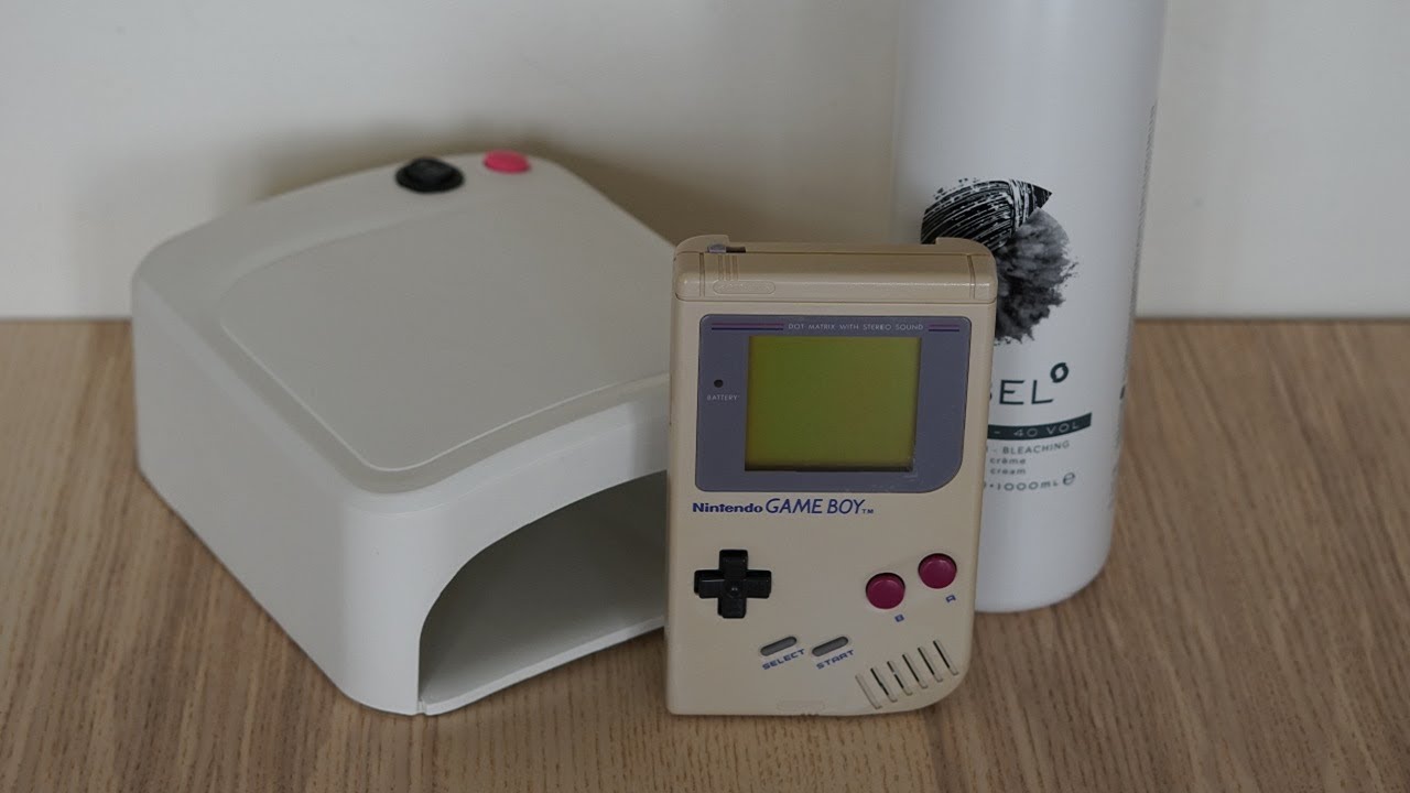 Déjaunir une Game Boy FAT ft. Le Rhube - YouTube