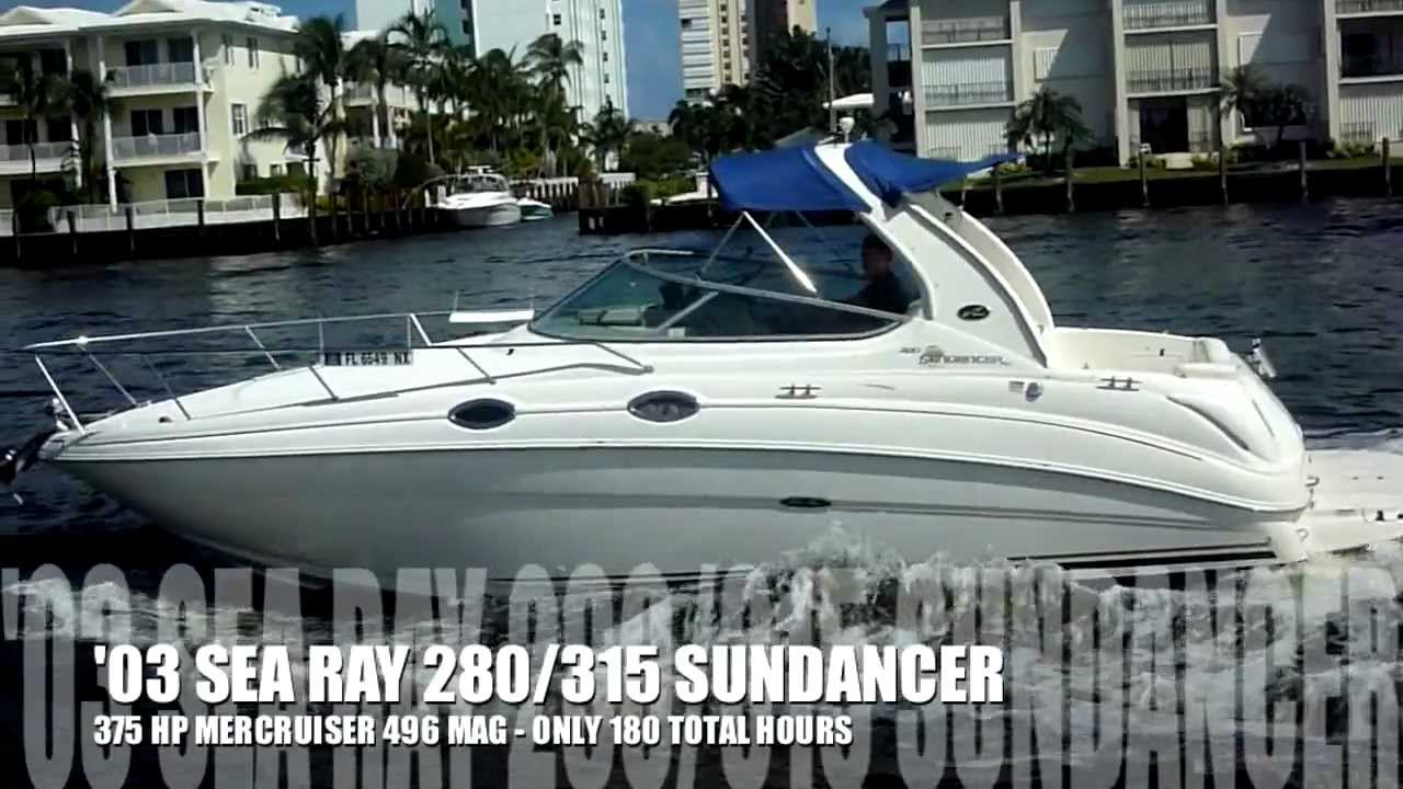 2003 Sea Ray 280/315 Sundancer w/ 496 MAG 180 hrs - Boats International ...
