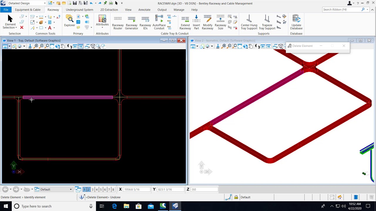 Automatic Raceway Healing When Fittings are Deleted - YouTube