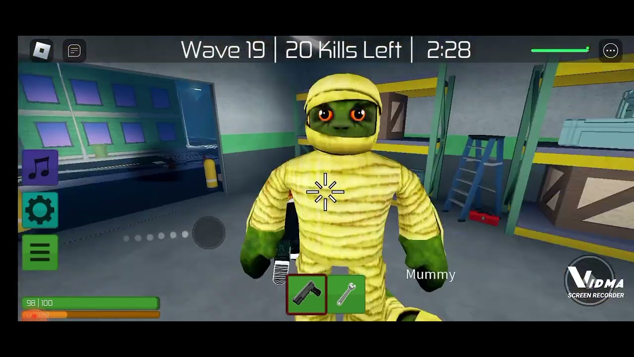 ROBLOX zombie rush with commentary with Harrison - YouTube