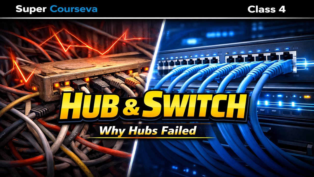 Why Hubs Failed & Switches Won | Hub Vs Switches | Computer Networking ...