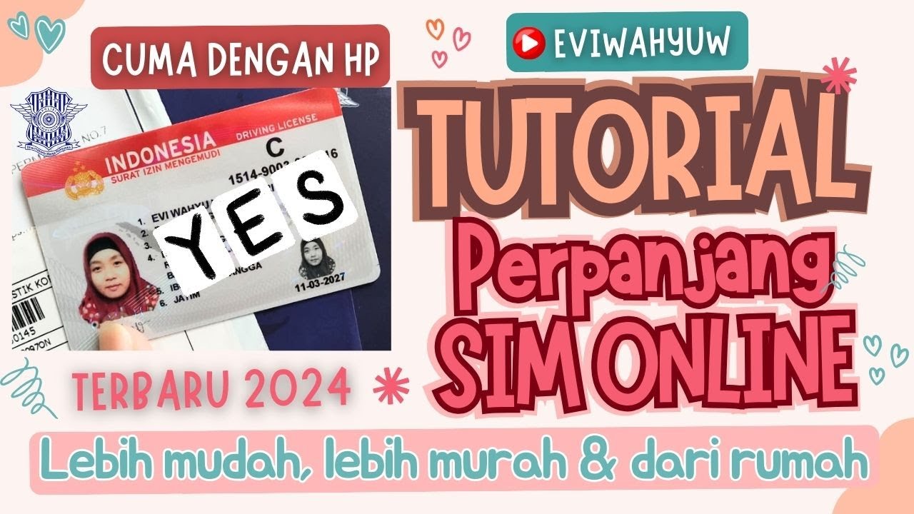 CARA PERPANJANG SIM ONLINE 2024 | PERPANJANGAN SIM ONLINE TERBARU ...