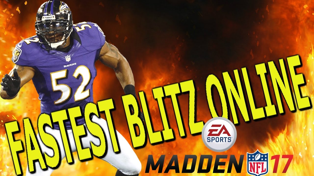 MADDEN 17 ULTIMATE TEAM | FASTEST BLITZES IN MADDEN NFL 17 - YouTube