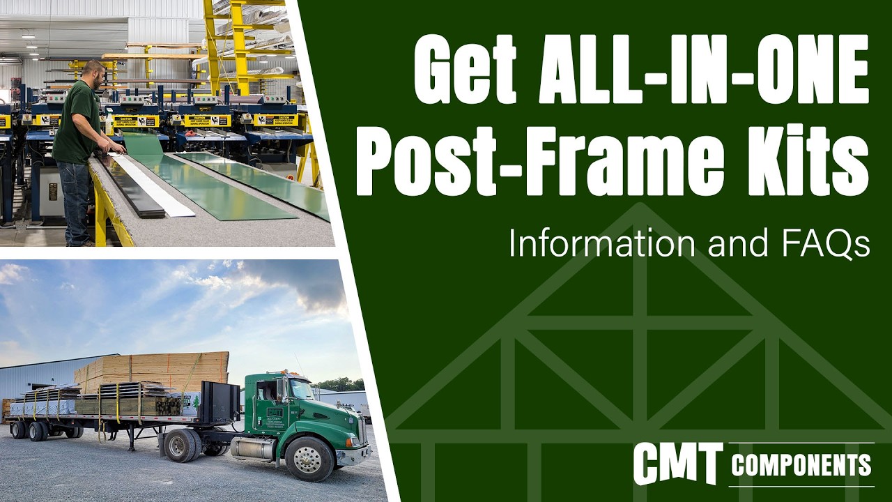 Custom Post Frame Kits Delivered to You! | CMT Components - YouTube