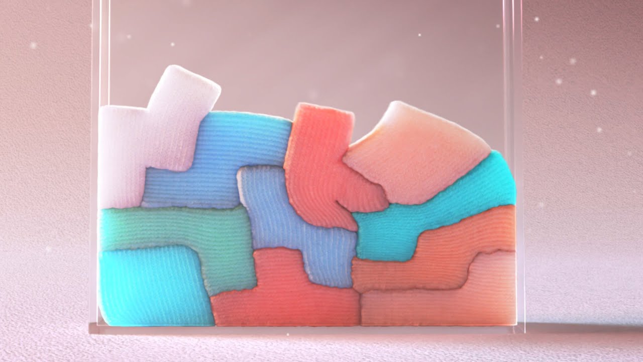 Super Soft Tetris Turn Into Gooey Liquid | Simulation - YouTube