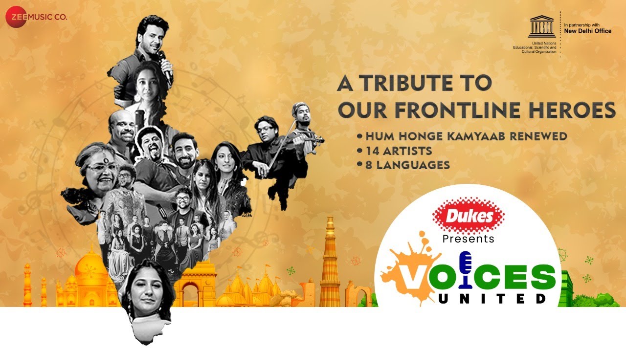 Voices United - Hum Honge Kamyaab | Usha Uthup, Raghu D, Javed A ...
