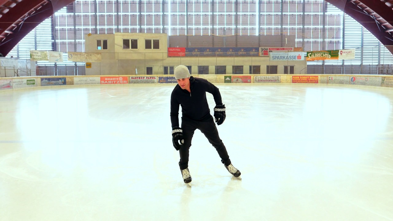 Forward Skating Drill: Outside Edge Skating with Arm Extension - YouTube
