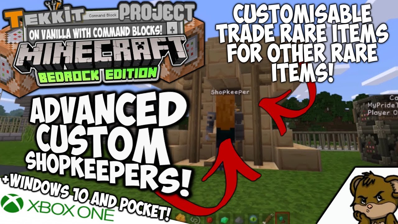 Advanced Shopkeepers! New Trades with Command Blocks! BEDROCK (XboxOne ...