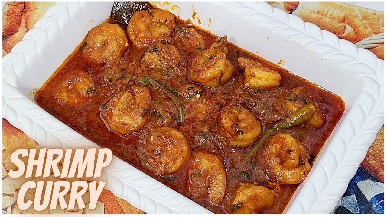 SHRIMP CURRY | PRAWN CURRY | PRAWNS GRAVY | SHRIMP BHUNA RECIPE | PRAWN ...