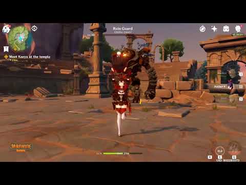 How to kill Ruin Guardian at Genshin Impact - YouTube