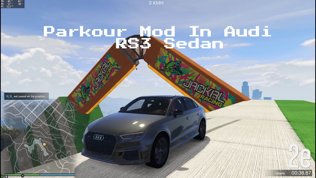 Parkour Mod In Audi RS3 Sedan #gta5 #pc #parkour #mod 🇨🇵 - YouTube