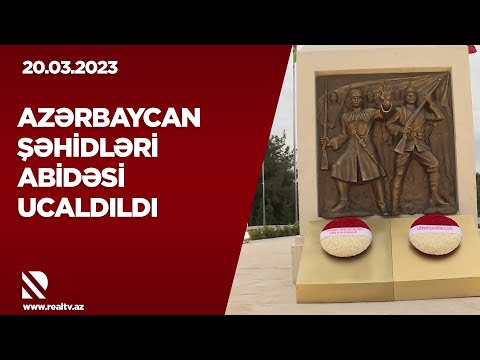 Azərbaycan Şəhidləri abidəsi ucaldıldı