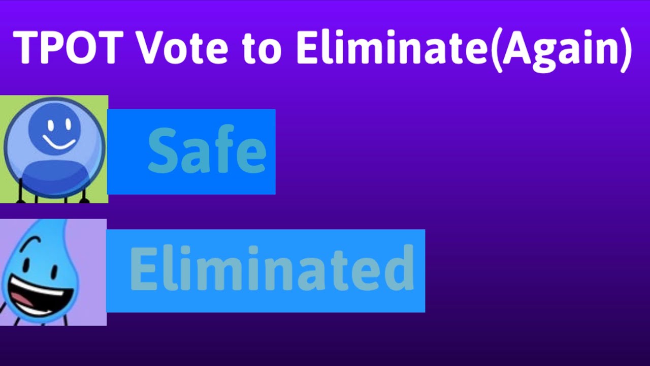 TPOT vote to eliminate (reboot) - YouTube