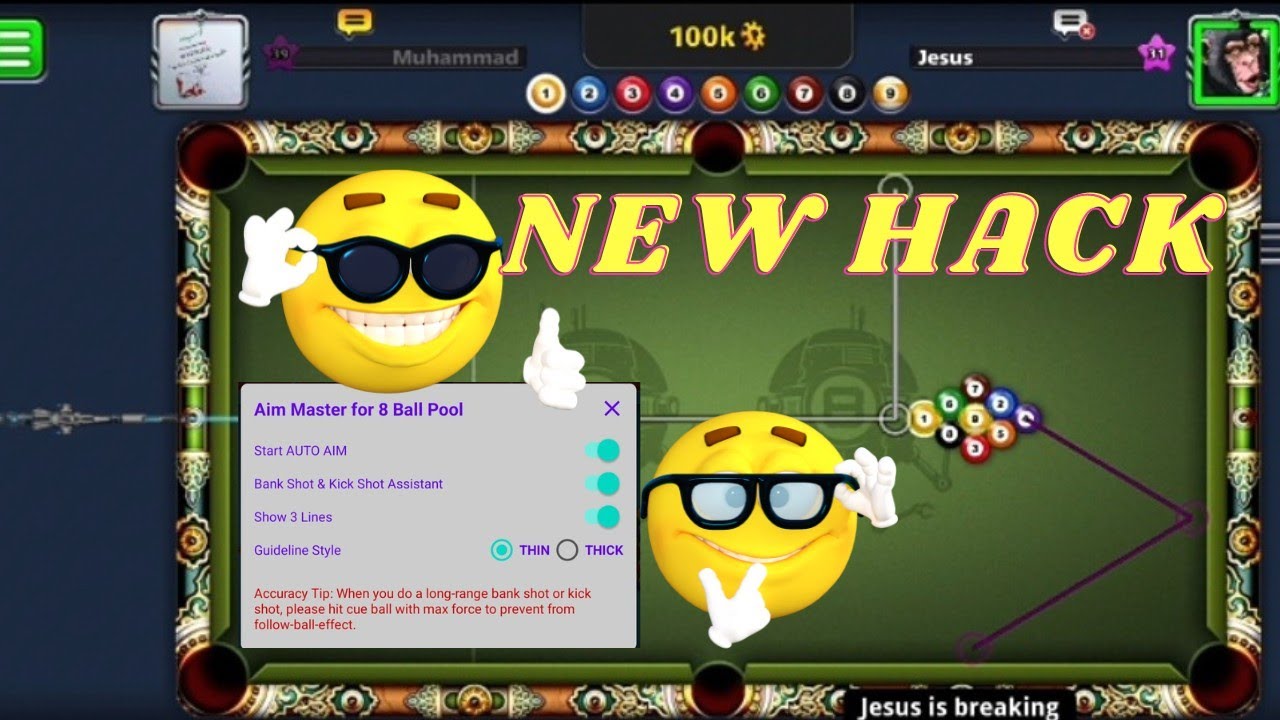 NEW HACK 8 BALL POOL || NEW HACK 8 BALL POOL 2023 - YouTube