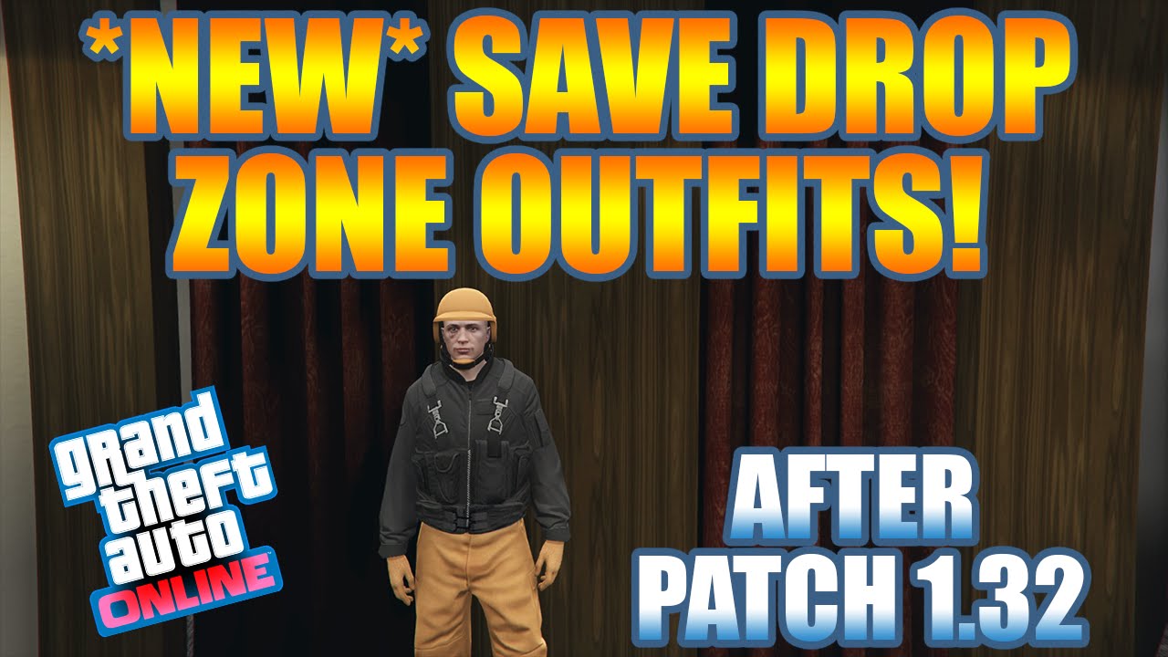 GTA 5 Online: "NEW" SAVE DROP ZONE OUTFITS GLITCH! [1.32] "OUTFIT ...