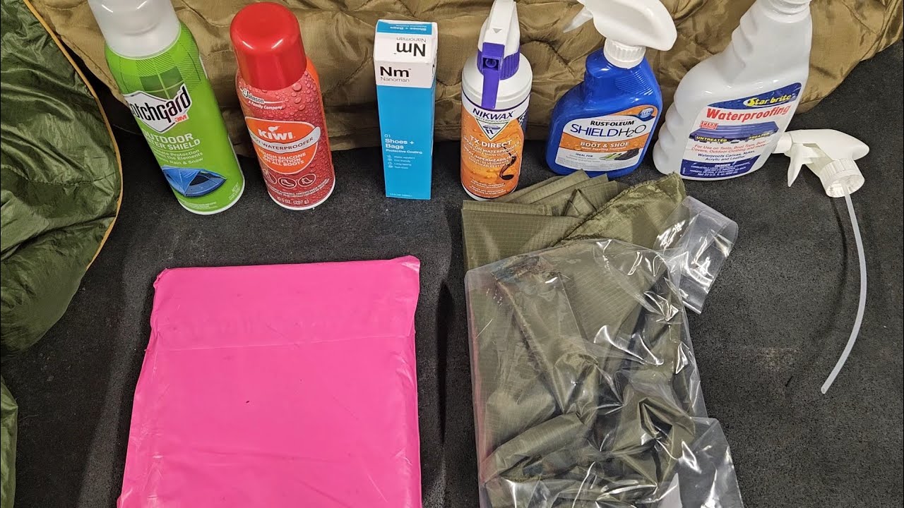 Testing 6 spray on waterproofing sprays - YouTube