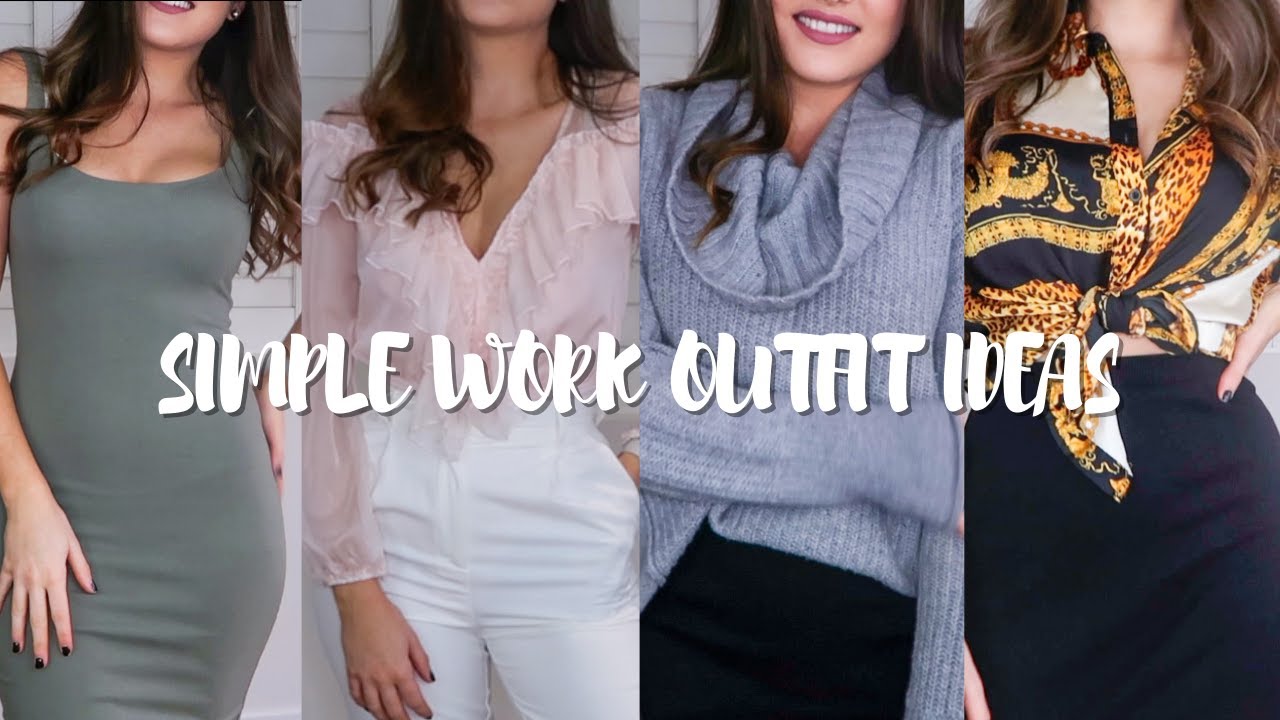 Simple Work Outfit Ideas || HOLLY POWER - YouTube