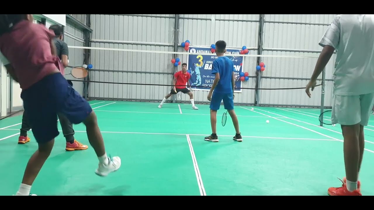 Smash return practice Eric vs 4 players. - YouTube