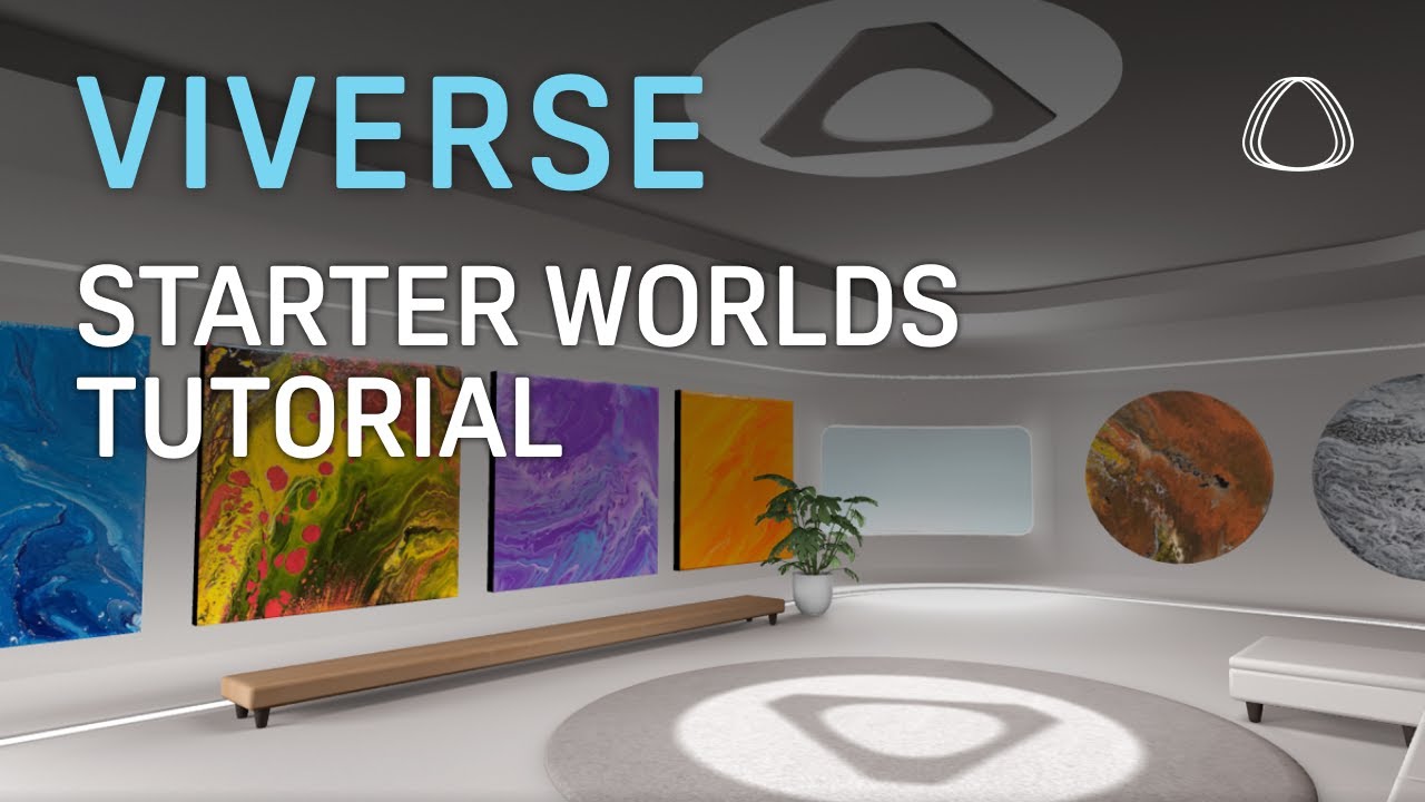 How To Set Up a Starter World in VIVERSE - Tutorial For Beginners - YouTube