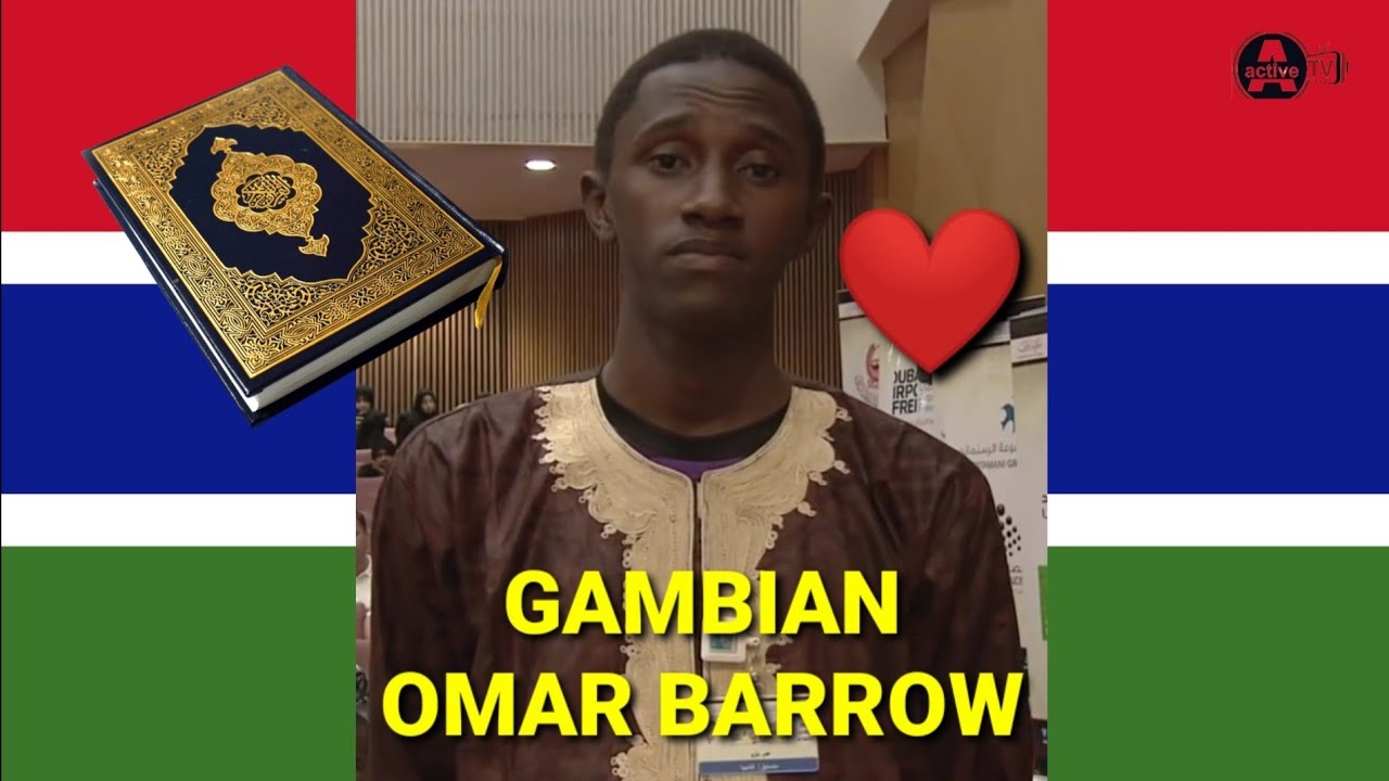 Gambian Omar Barrow Recites The Holy Quran - YouTube