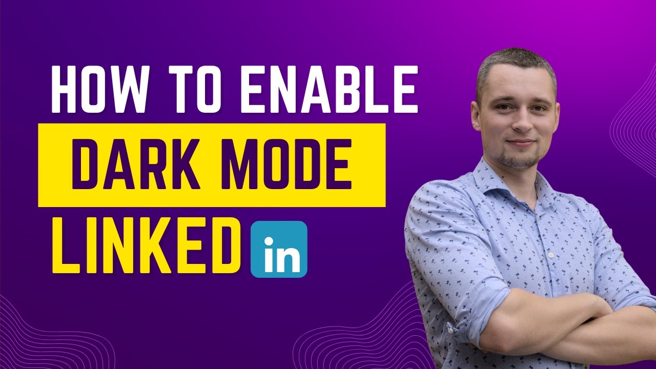 How to Enable Dark Mode on LinkedIn (in 3 clicks) - YouTube