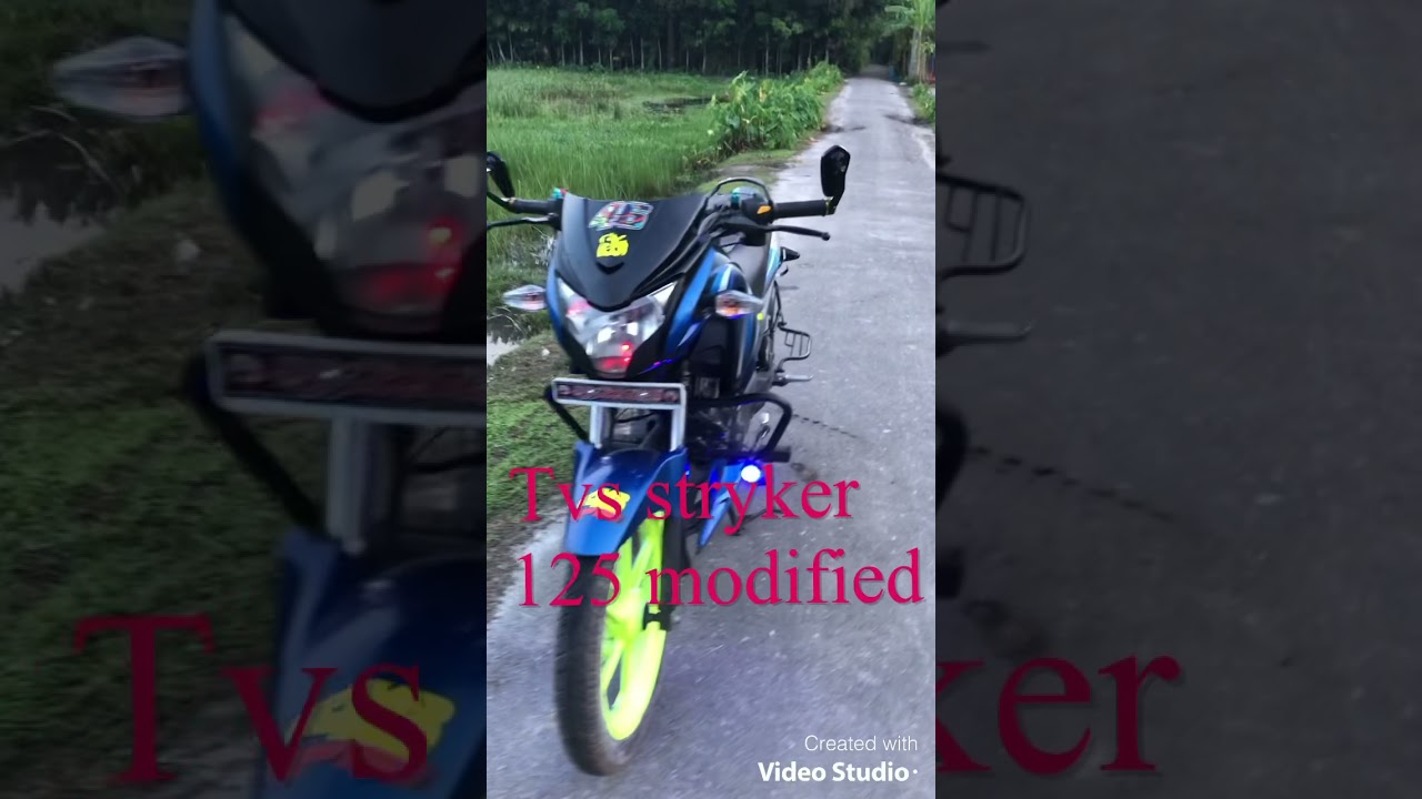 Tvs Stryker 125 modified 🏍🏍🏍🎧🎧🎬 - YouTube