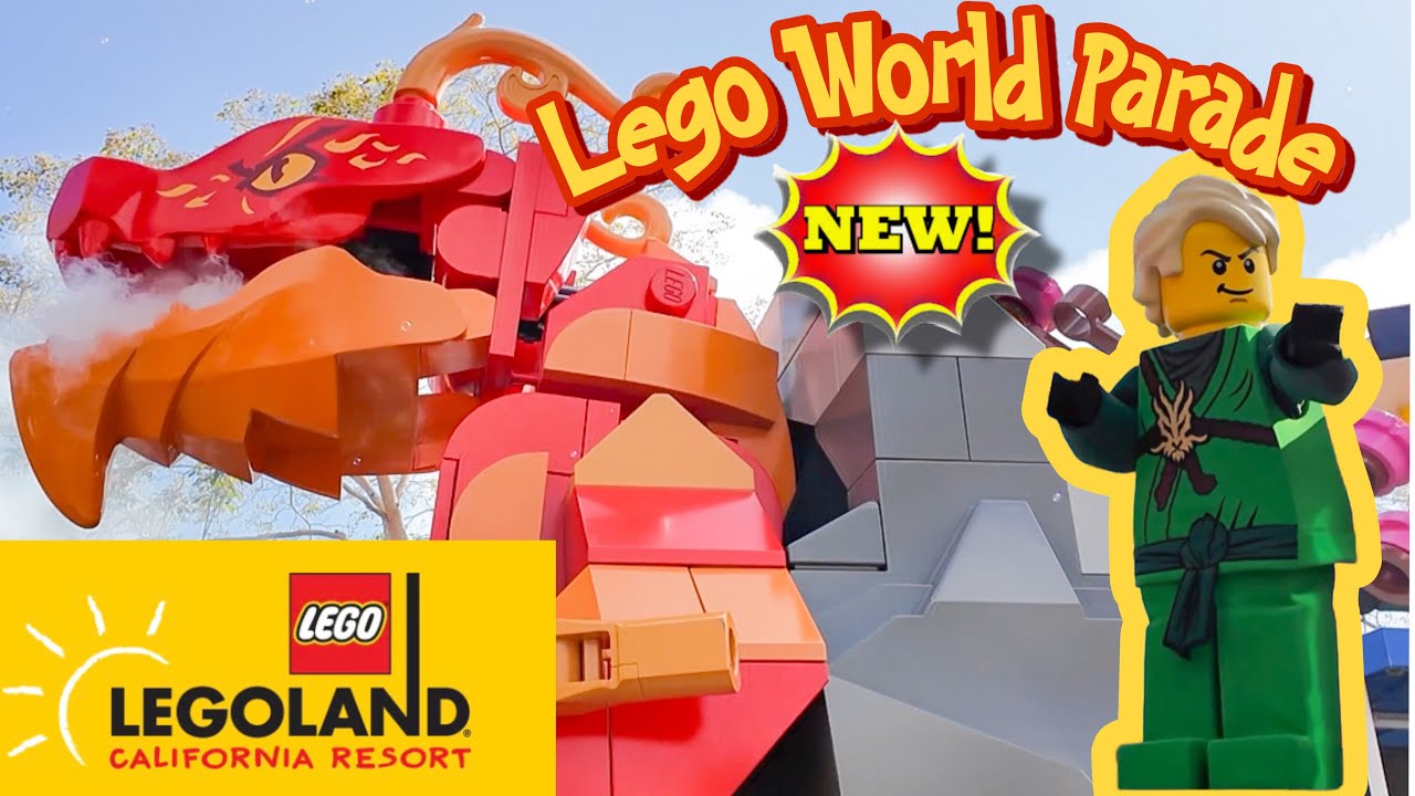 LEGO WORLD PARADE!! *NEW* Legoland California FULL Show - YouTube