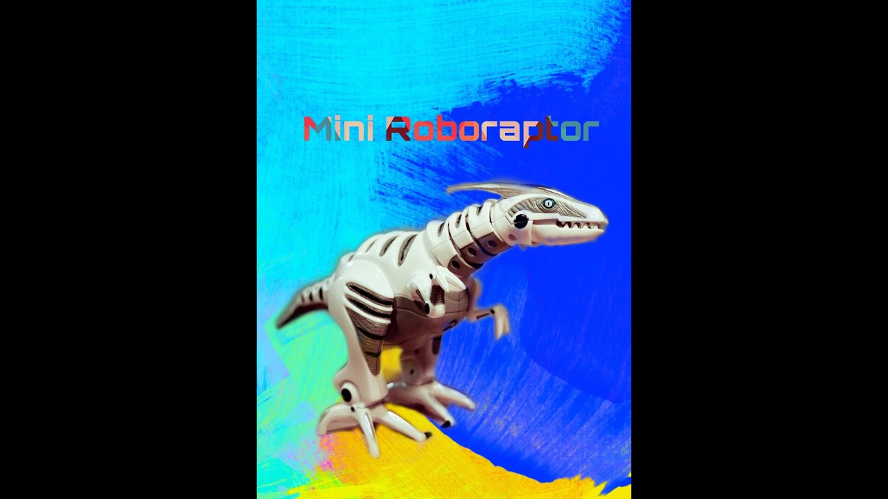 Mini Roboraptor ربات دایناسور.#اسباب_بازی#آنباکسینگ#برنامه_کودک#کودکانه ...