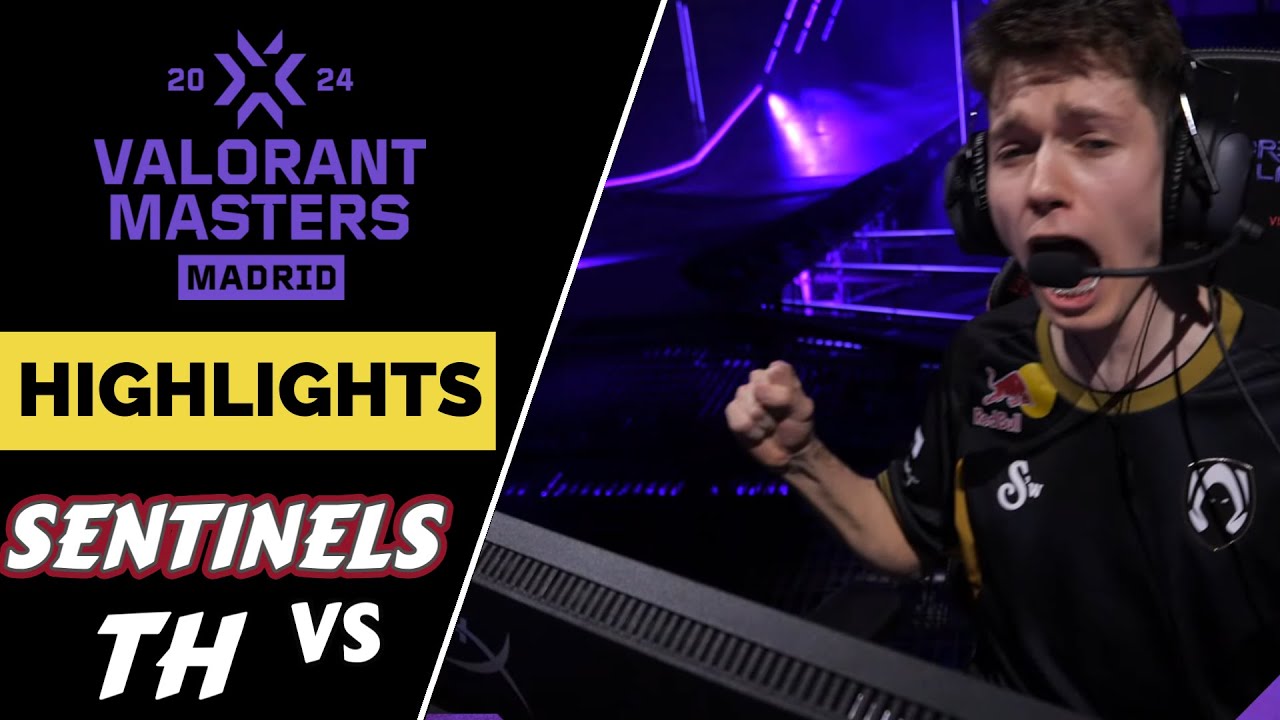 HILIGHTS | MINIBOO IS AWESOME!! SENTINELS vs TH MAP SUNSET VCT Masters ...