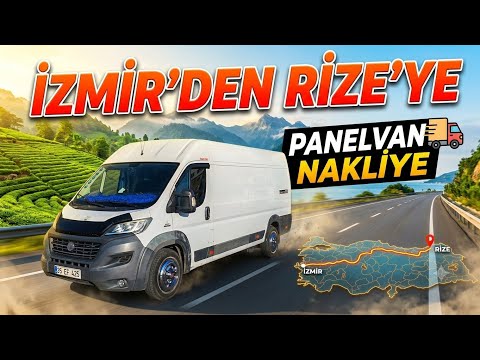 3 Gece 4 Gün İzmir - Rize Panelvanla Nakliye ✅ #nakliye #anlacky #panelvan #ducato 