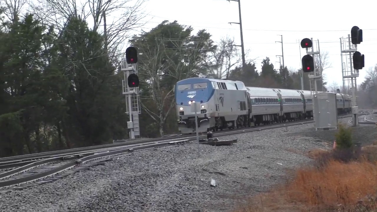 Amtrak Train 16 Northeast Regional on a Weekend NB - YouTube