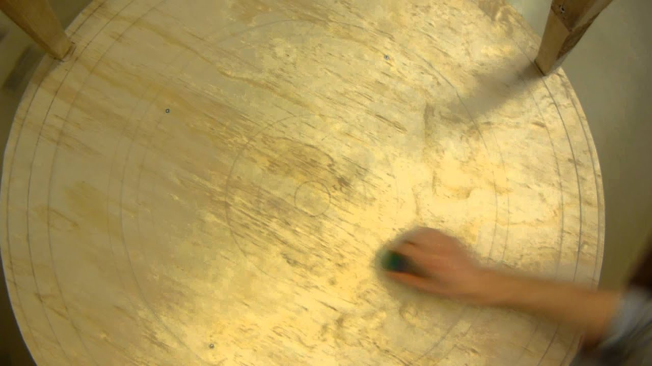 Coriolis Force Demonstration Spinning Table (Rotating Reference Frame ...