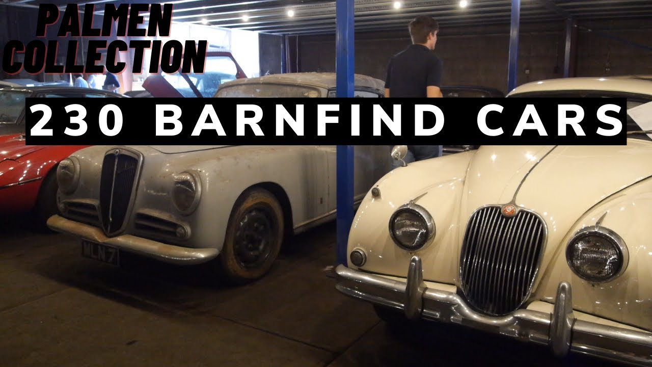 230 classic cars left abandoned! The tour of the Palmen collection ...