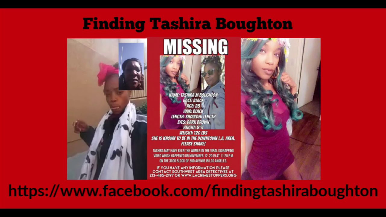 TASHIRA BOUGHTON FACEBOOK PAGE - YouTube