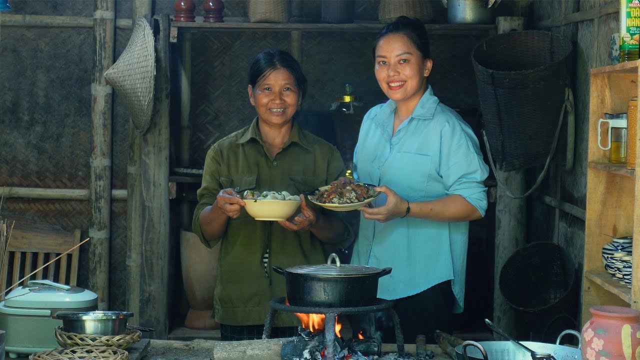 Daily life: Harvesting taro and cooking with my aunt | Ngo Thanh ...