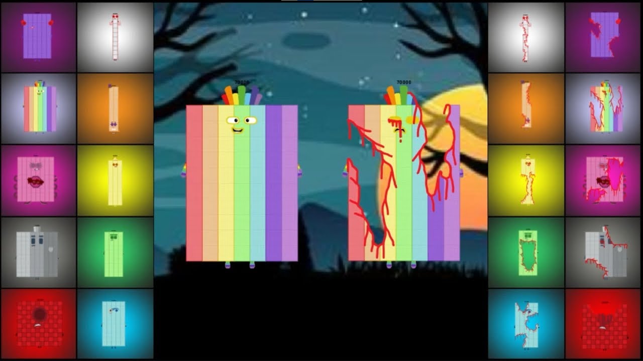 Numberblocks Band (10K-100K): Zombie vs Normal - Battle Royale - The ...