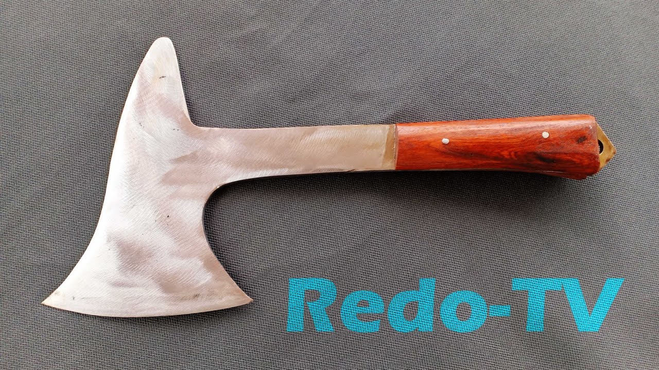 Make an amazing Survival Axe | Camping axe - YouTube