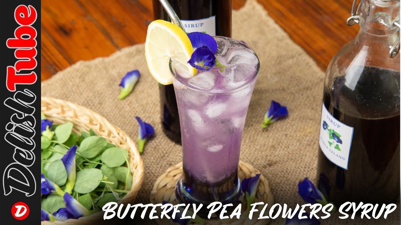 BUTTERFLY PEA FLOWERS SYRUP - YouTube