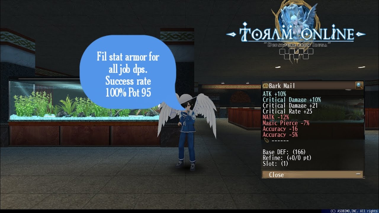 Toram Online√ fill stat armor for all job dps. 100% SUCCESS RATE. - YouTube