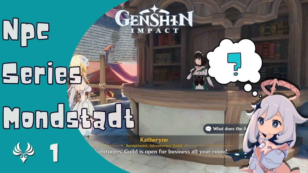(Katheryne) Npc Series 1 Mondstadt Genshin Impact - YouTube