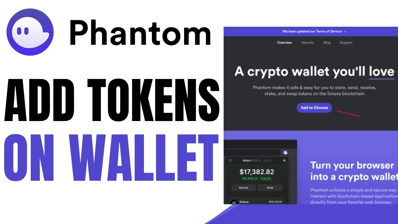 How To Add Token On Phantom Wallet 2024? - Easy Guide - YouTube