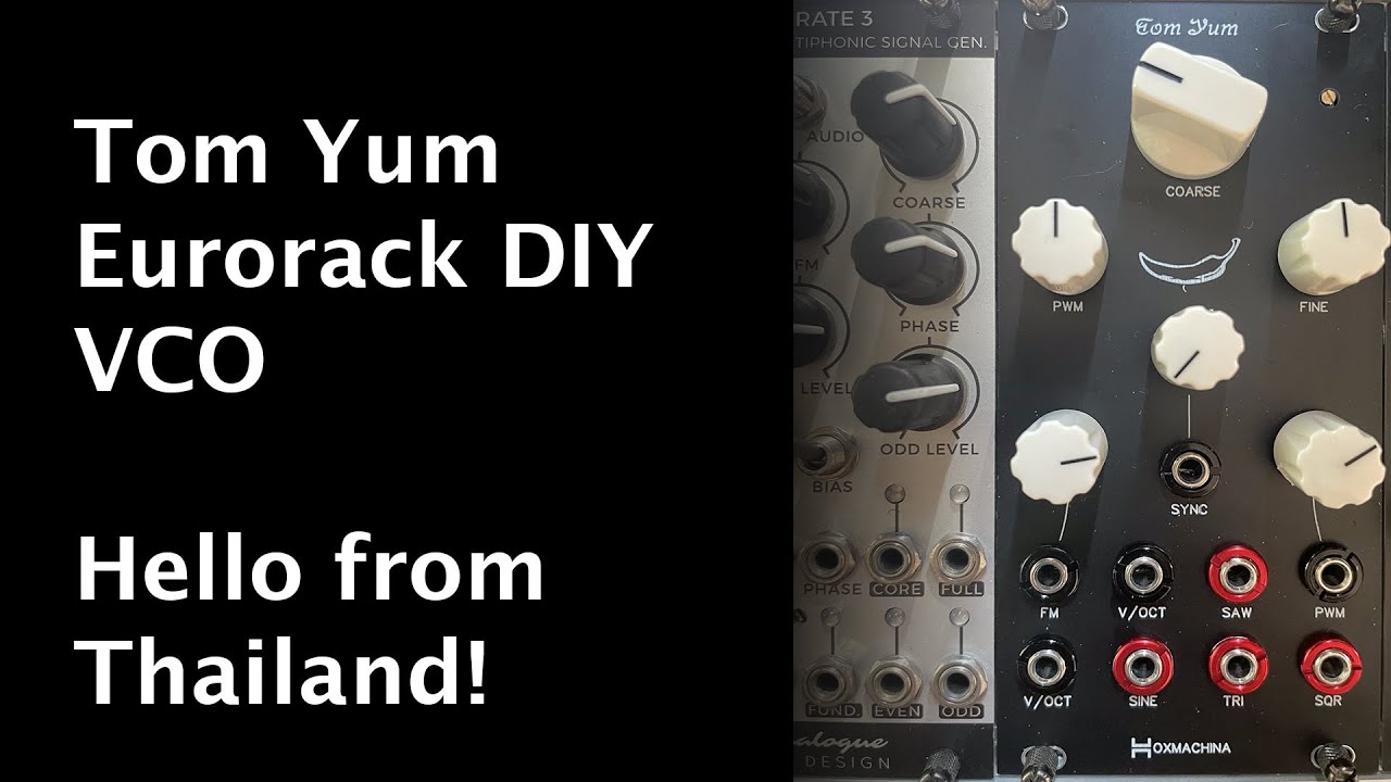 DIY Eurorack VCO - Tom Yum - YouTube