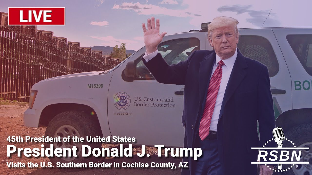 LIVE REPLAY: Trump to Visit the U.S. Southern Border in Cochise County ...