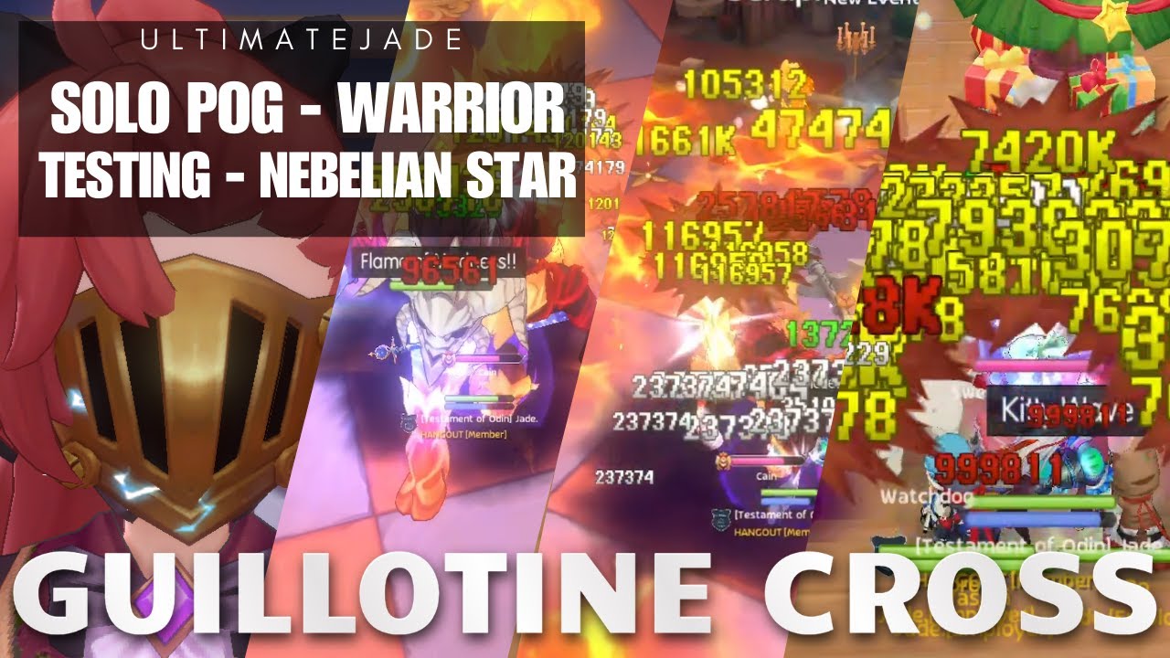 SOLO POG WARRIOR - HYBRID BUILD ONLY 1 MINS+ #guillotinecross #gx # ...