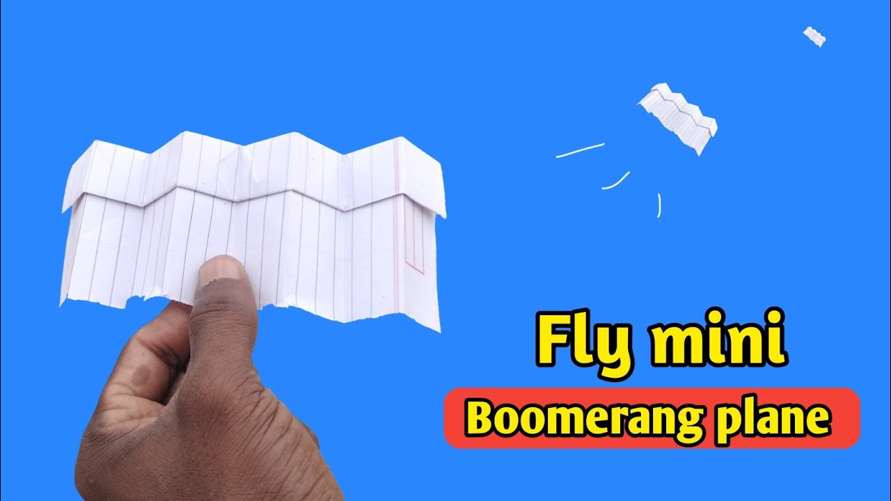How to Make Flying Mini Boomerang Plane || - YouTube