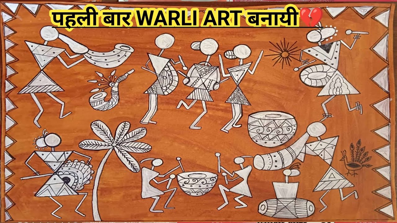 basics of warli art,easy warli art design,warli art,warli art for ...