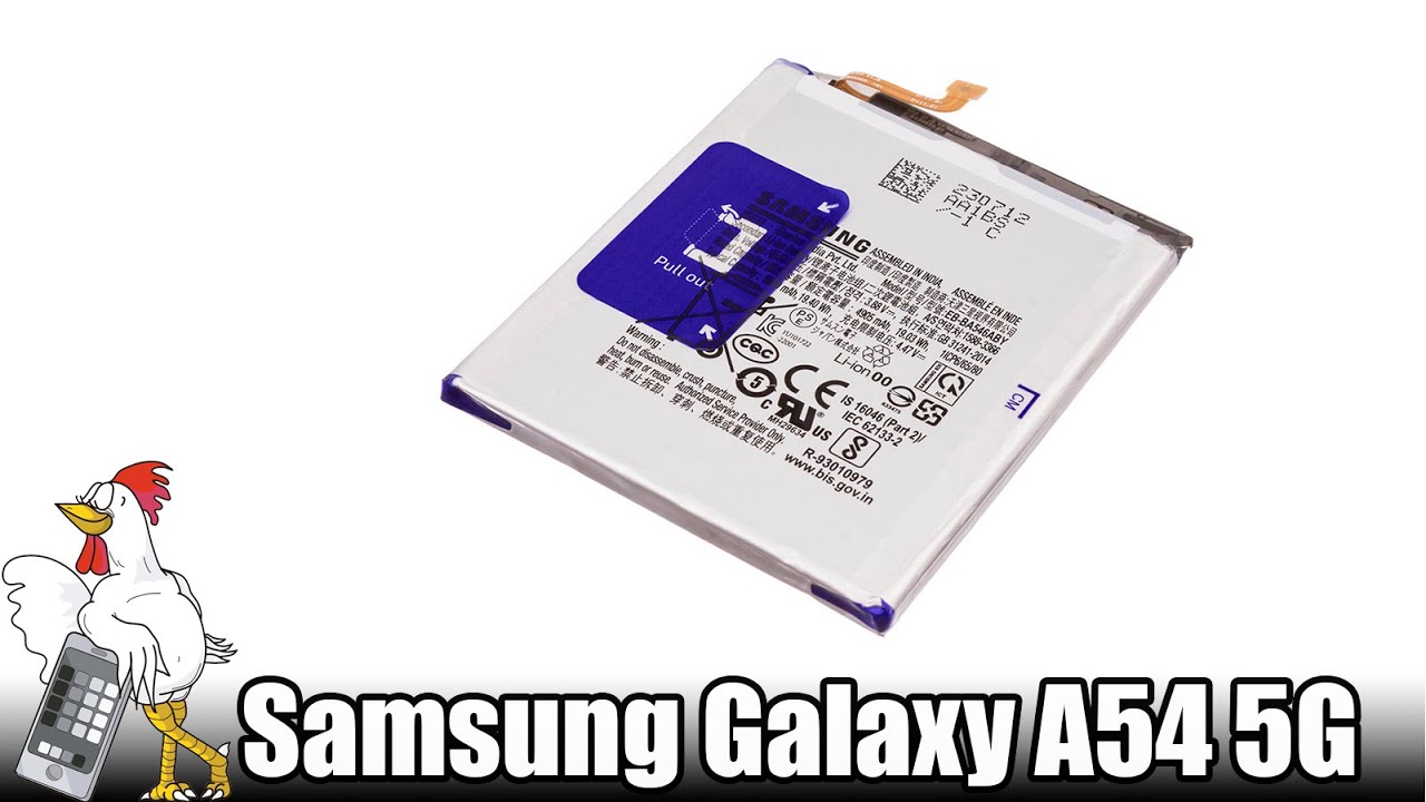 Guía del Samsung Galaxy A54 5G: Cambiar batería - YouTube