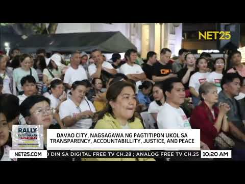 Davao City, nagsagawa rin ng rally